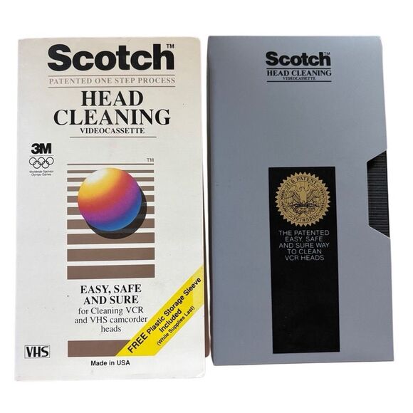Scotch | Portable Audio & Video | Scotch Head Cleaning Vhs ...
